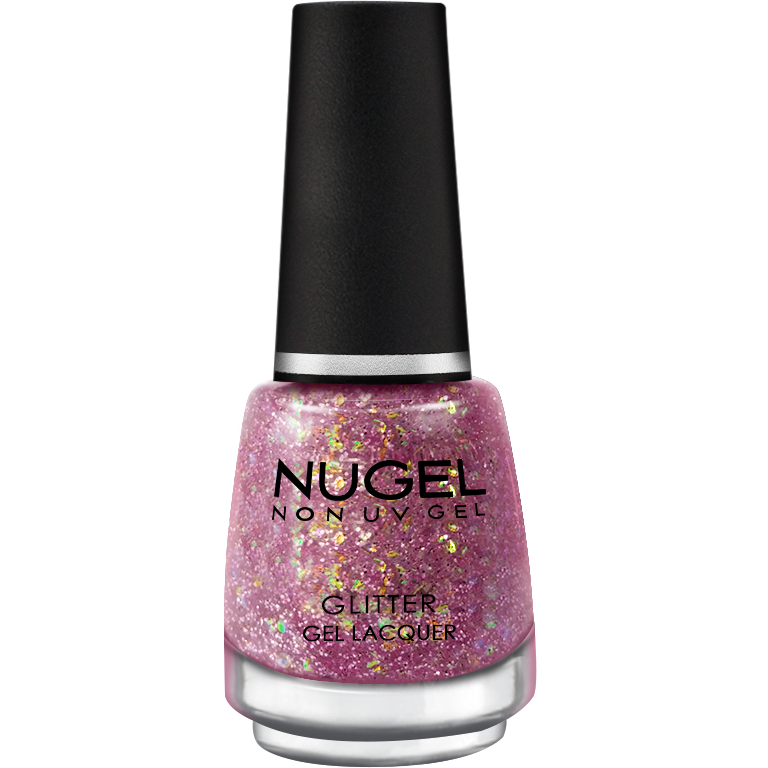 NUGEL | Rose Crystal GL - G02 | Shimmer | NON UV GEL | Nail Polish | 13ML